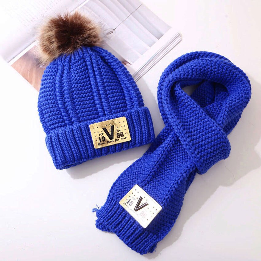 Winter Hat And Scarf Set For Children Girls Kids C... – Grandado