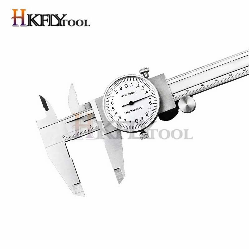 6" 0-150mm/0.02 Dial Caliper Shock-proof Stainless... – Grandado