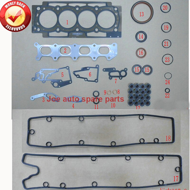 EW10J4 DEW10J4 RFN Motor Voll dichtung kit für Peu... – Vicedeal