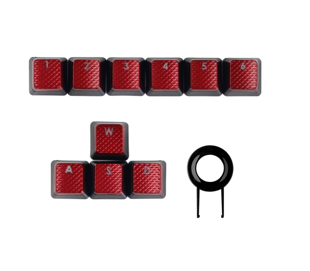 FPS & MOBA Keycaps Upgrade Kit (Red) BACKLIT KEY C... – Grandado
