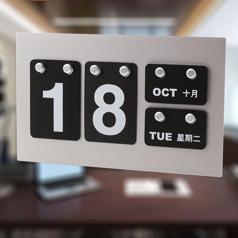 DIY Black and White Simplicity Perpetual Calendar ... – Grandado