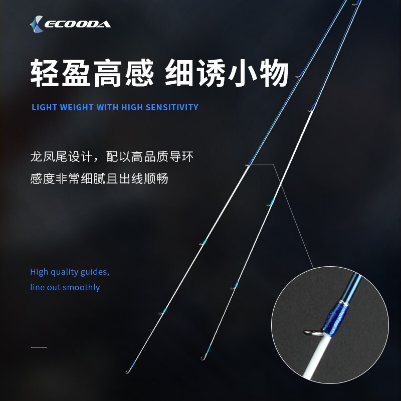 Ecooda Black THunder High Carbon Spinning Rod Acti... – Grandado