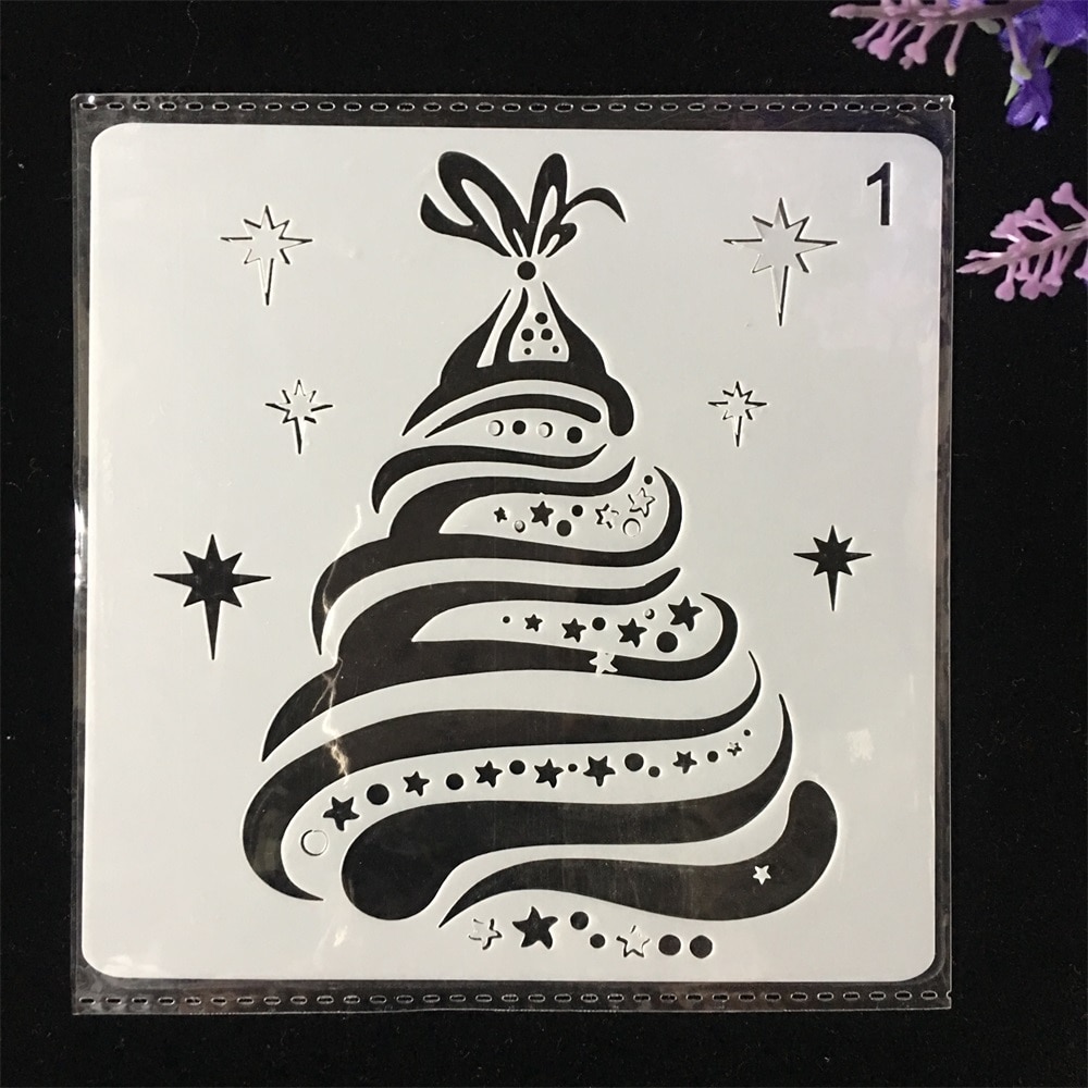 9Pcs/Lot 13cm Christmas Santa Clause Snowflake DIY... – Vicedeal