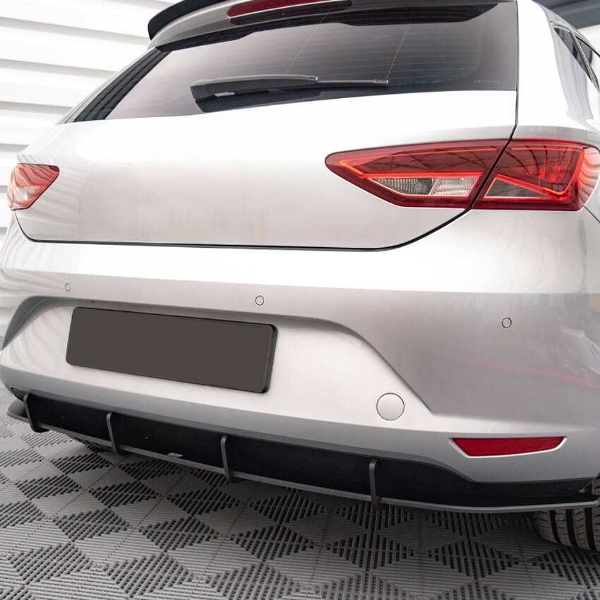 For Seat Leon MK3 Cupra Rear Bumper Diffuser Spoil... – Grandado