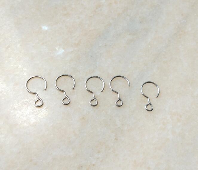 Camal 100 stk 16*9mm krom metal s krog bøjle stik ... – Grandado