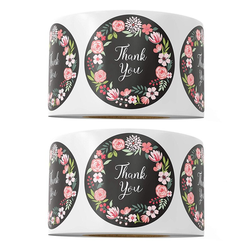 Dank U Stickers 1 Inches 1000 Bloemen Stickers Voo... – Vicedeal