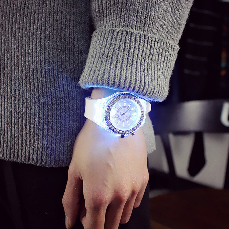 Luminous Watch Male Female Students Watch with Rou... – Grandado