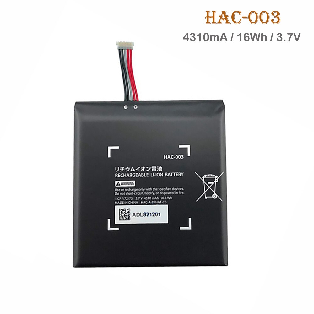 2pcs HAC-003 Built-in Battery 3.7V 4310mAh Li-ion ... – Grandado
