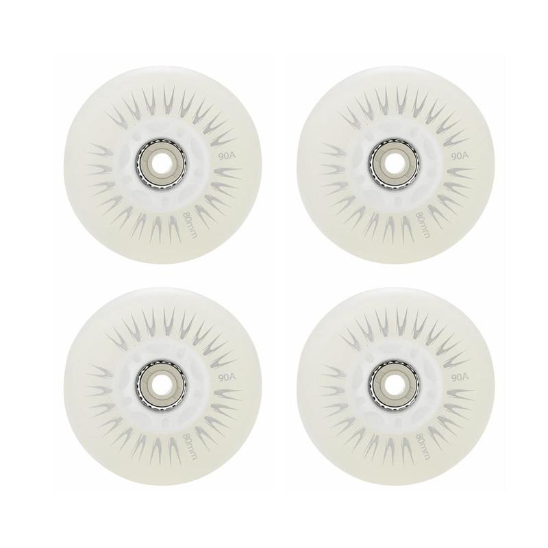 80mm 90A Inline Roller Skate Wheels 8/4pcs LED Sli... – Grandado