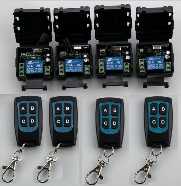 DC 12V 1Channel wireless remote control switch sys... – Grandado