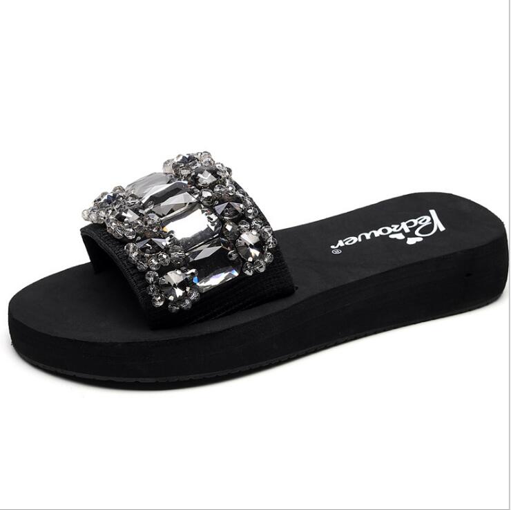 Vrouwen Slippers Zomer Strand Casual Schoenen Kris... – Vicedeal