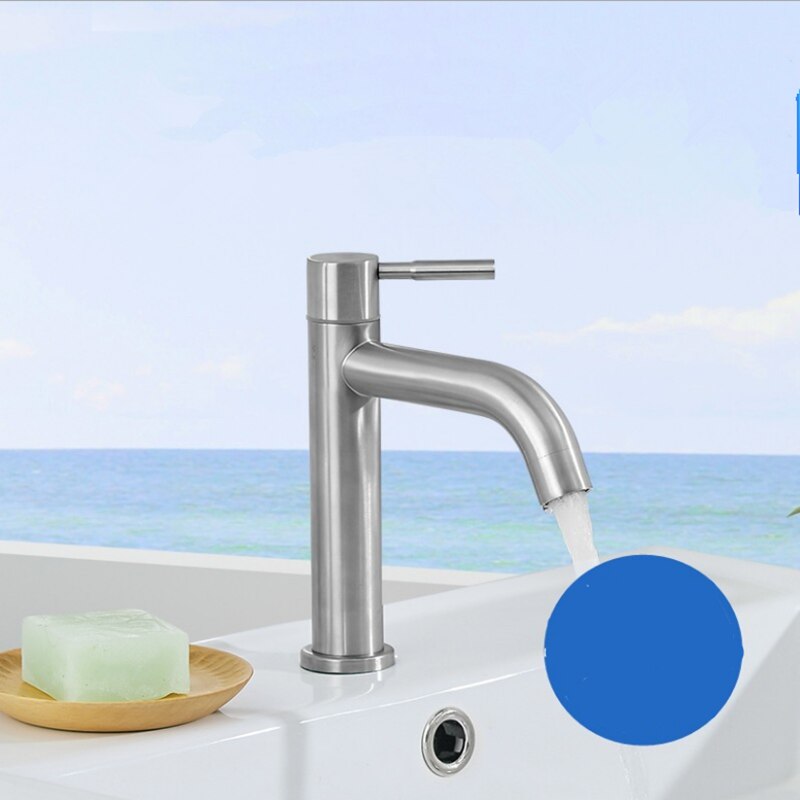 304 stainless steel faucet single cold basin fauce... – Vicedeal