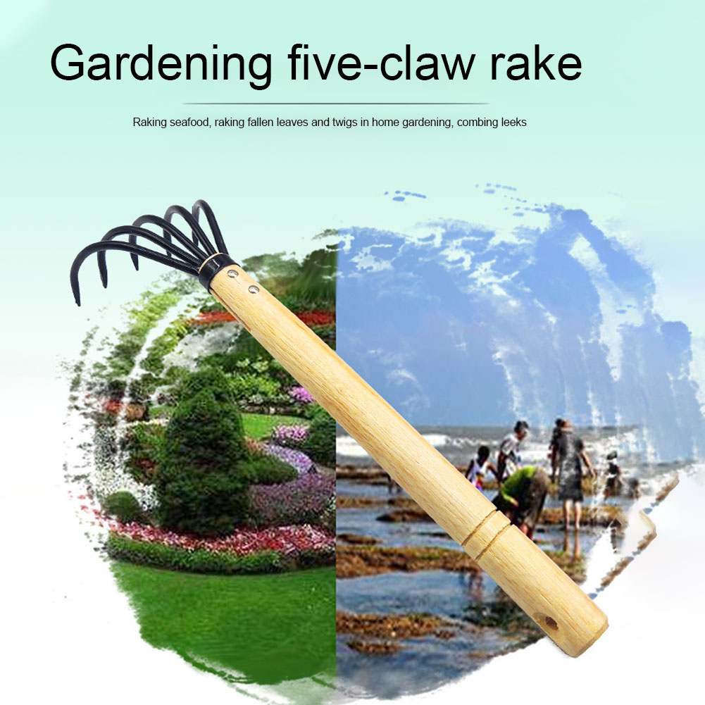 5 Claws Cultivating Plant Small Garden Rake For So... – Vicedeal