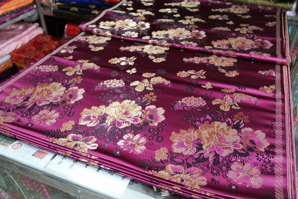 chinese traditional 75CM Polyester fabric brocade ... – Grandado