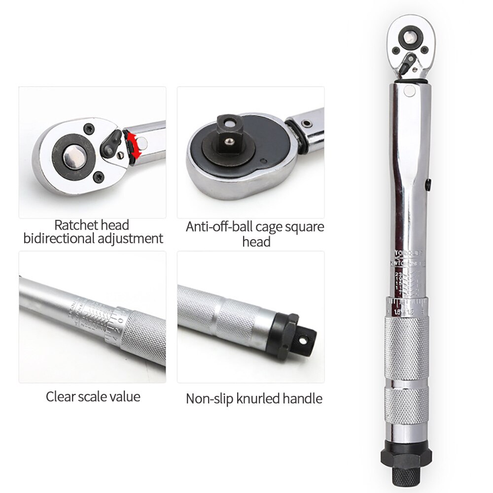 Torque Wrench For Bicycles 1/4 2-14Nm Adjustable T... – Vicedeal