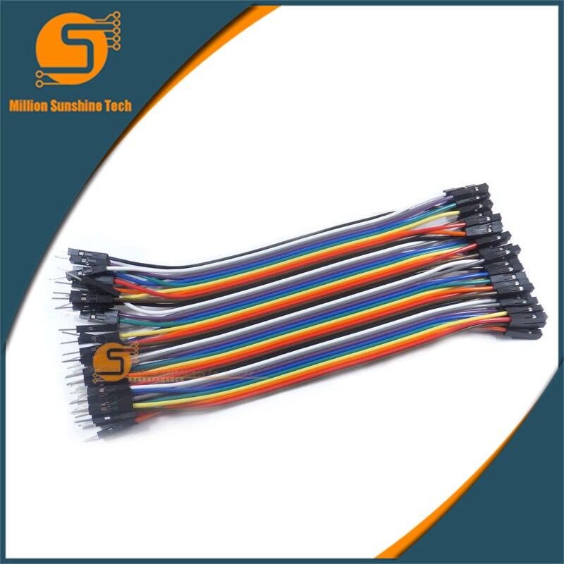 40 pcs Dupont Jumper wire 20cm male to female jump... – Grandado