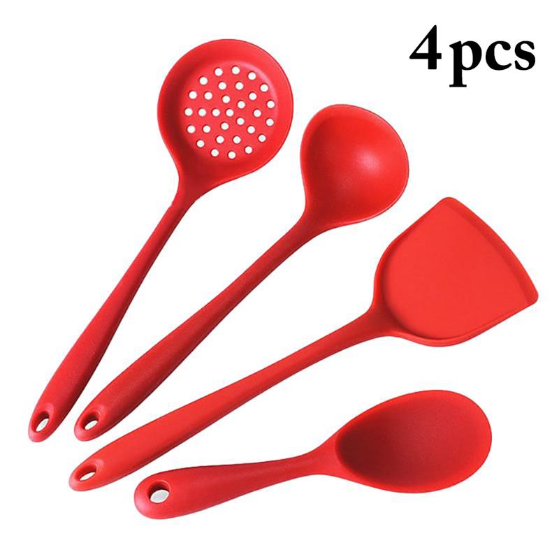 4Pcs Keuken Silicone Non-stick Koken Lepel Spatel ... – Grandado