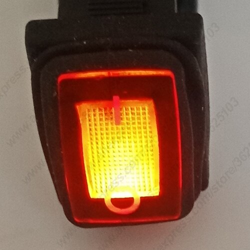 1PC 3Pin Rocker Switch 21mm X 15mm O - With 220V L... – Grandado