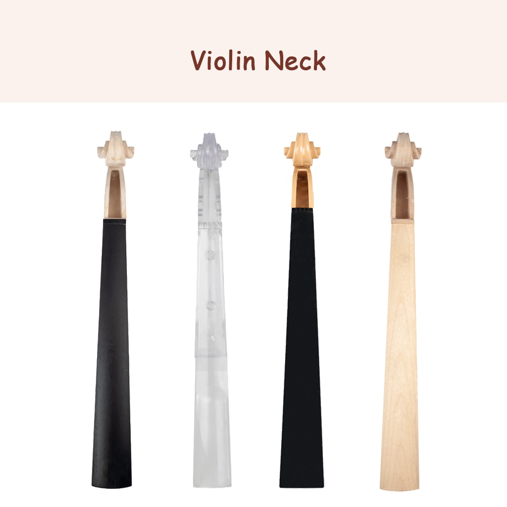 4/4 Size Violin Neck Collection Maple Wood /Crysta... – Vicedeal
