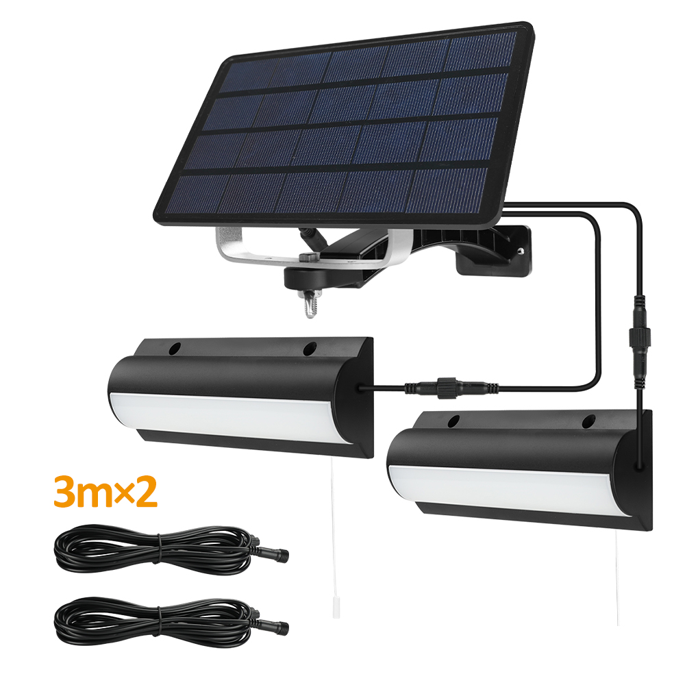 Solar Pendant Light Double Head Shed Light 30LED S... – Vicedeal