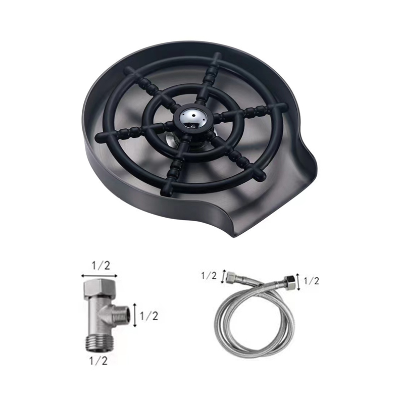 Metal High Pressure Glass Rinser Stainless Steel A... – Grandado