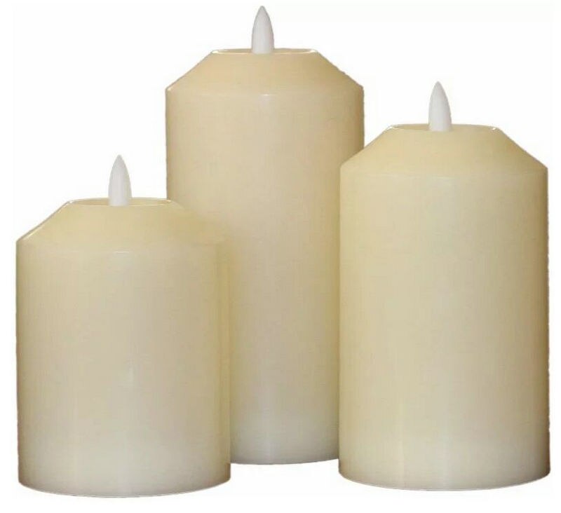 Pack of 3 Paraffin Wax Battery Operated Night Ligh... – Grandado