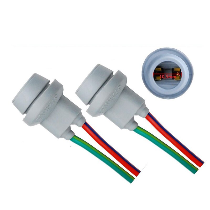 2X T10 Socket W5W Adapter Soft Rubber Light Lamp H... – Grandado