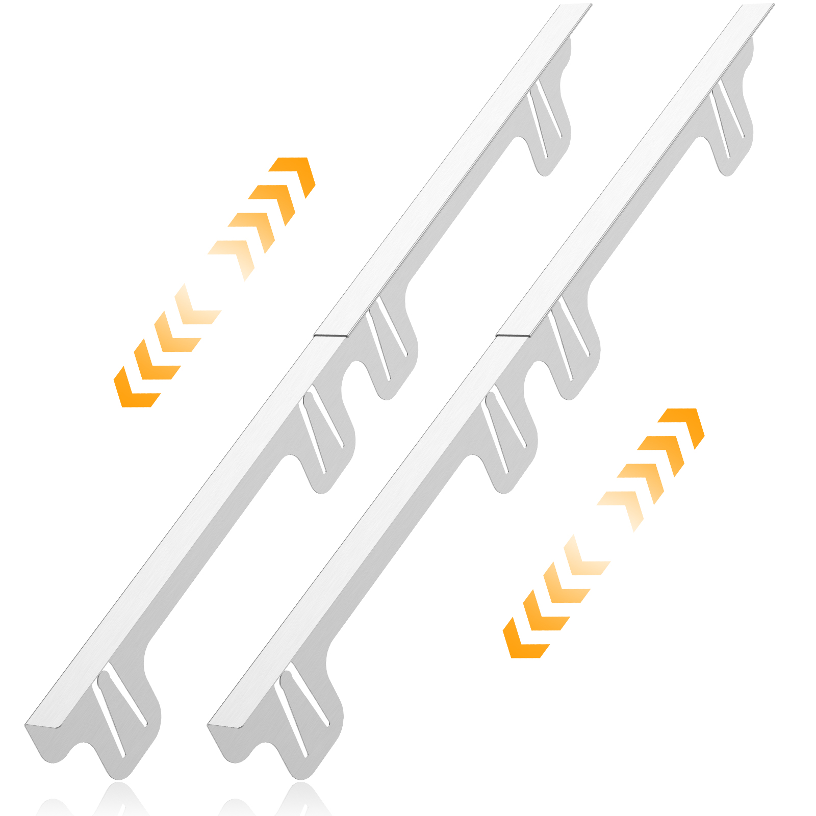 2Pcs Stainless Steel Stove Gap Guards Snug Fit Adj... – Vicedeal