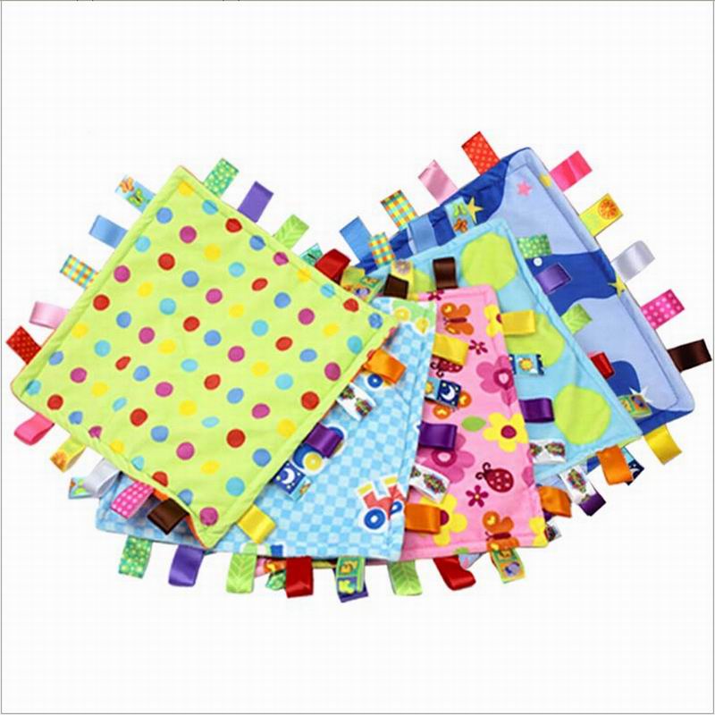 1 PC 30cm Super Soft Square Plush Baby Comfort Bla... – Grandado