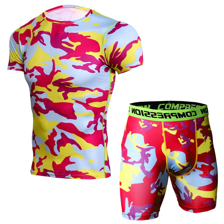 Basketball Practice Short Sleeve Shorts Fitness Su... – Grandado