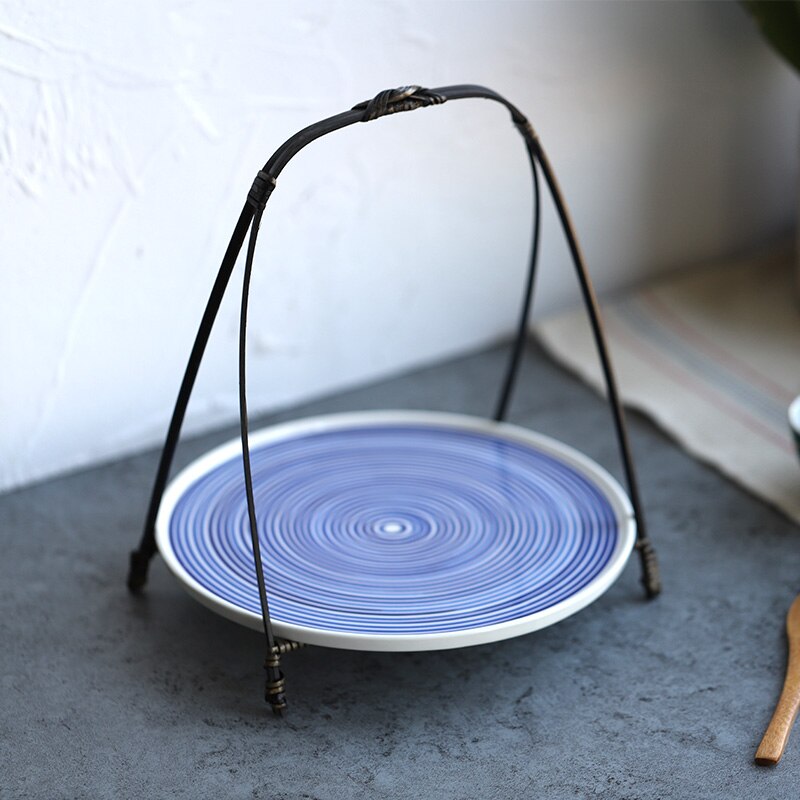 Japanese style breeze hand-painted dinner plates Z... – Grandado