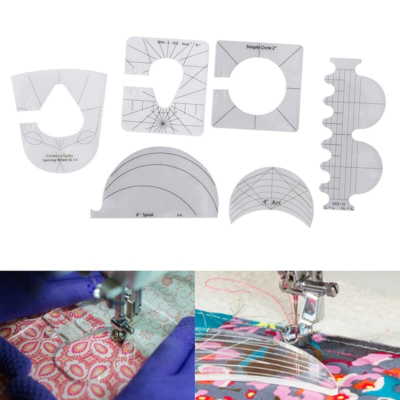 6Pcs Acrylic Ruler For Sewing Patchwork Quilting Y... – Vicedeal