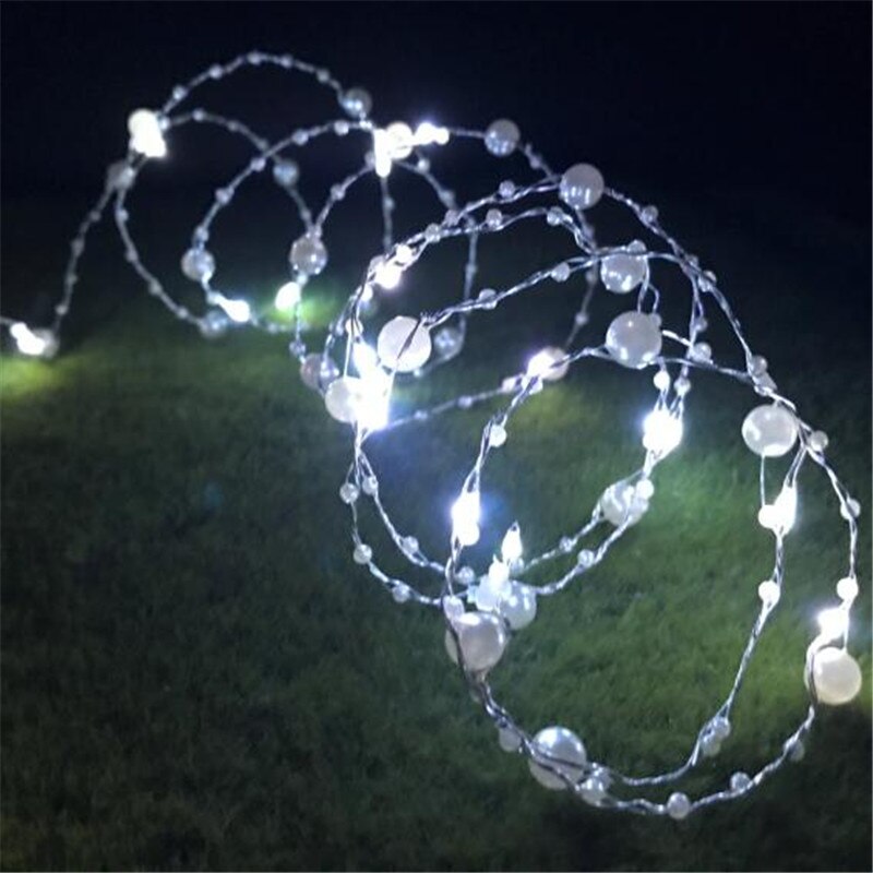 20LED Pearl Fairy Lights Battery Operated on 6.6ft... – Grandado