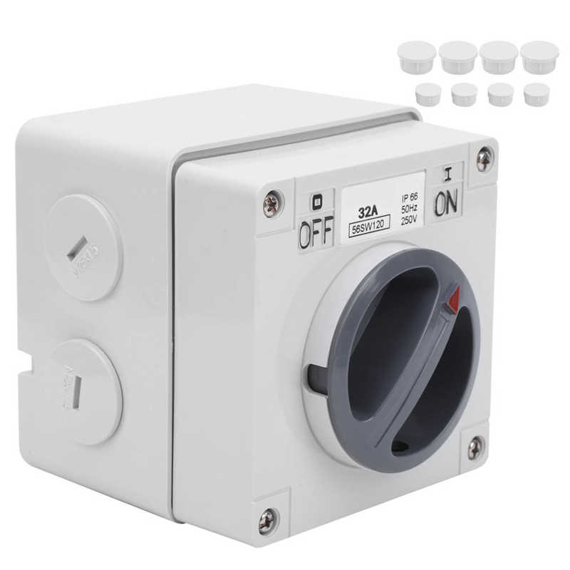 IP66 Waterproof Isolation 250V Outdoor Waterproof ... – Grandado