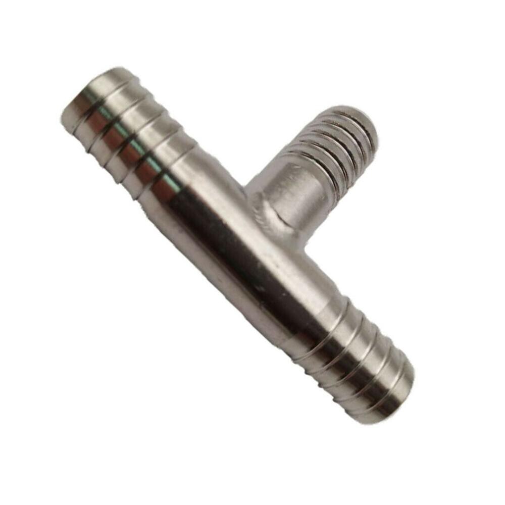 FOOD GRADE STAINLESS STEEL 5/16" BARB T TEE HOSE 8... – Vicedeal