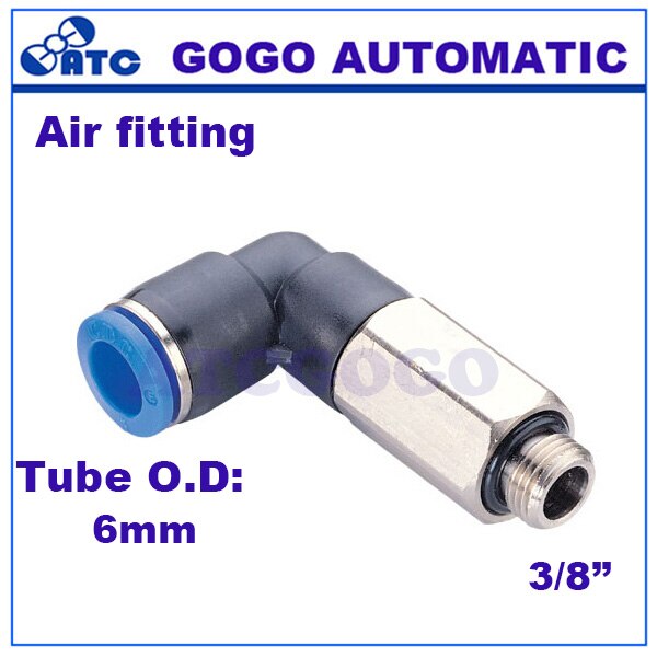 GOGO 10pcs a lot L type 6mm 3/8 BSPP threaded elbo... – Vicedeal
