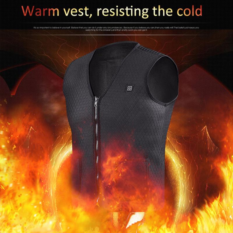 Men Outdoor USB Infrared Heating Vest Men Women Wi... – Vicedeal