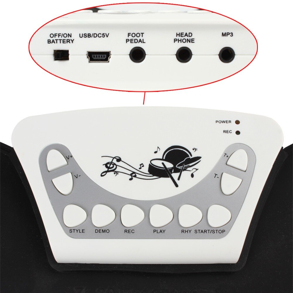 KONIX W758 Digital Portable 9 Pad Musical Instrume... – Grandado