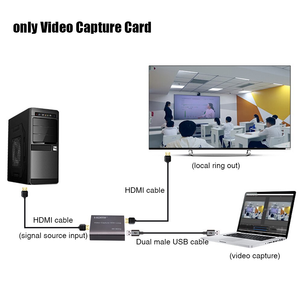 Broadcasting HD 1080P USB3.0 for Grabber Aluminium... – Grandado