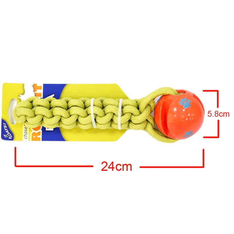 CAITEC Dog Toys Chewing Ball with Rope Tough Durab... – Grandado