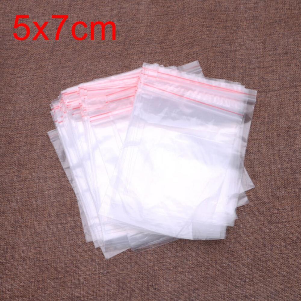 100pcs Clear Resealable Plastic Zip lock Small Hom... – Vicedeal