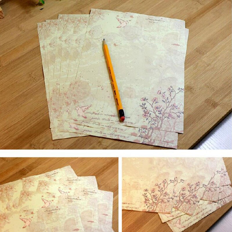 10 Sheets/set Vintage Message Writing Letter Paper... – Grandado
