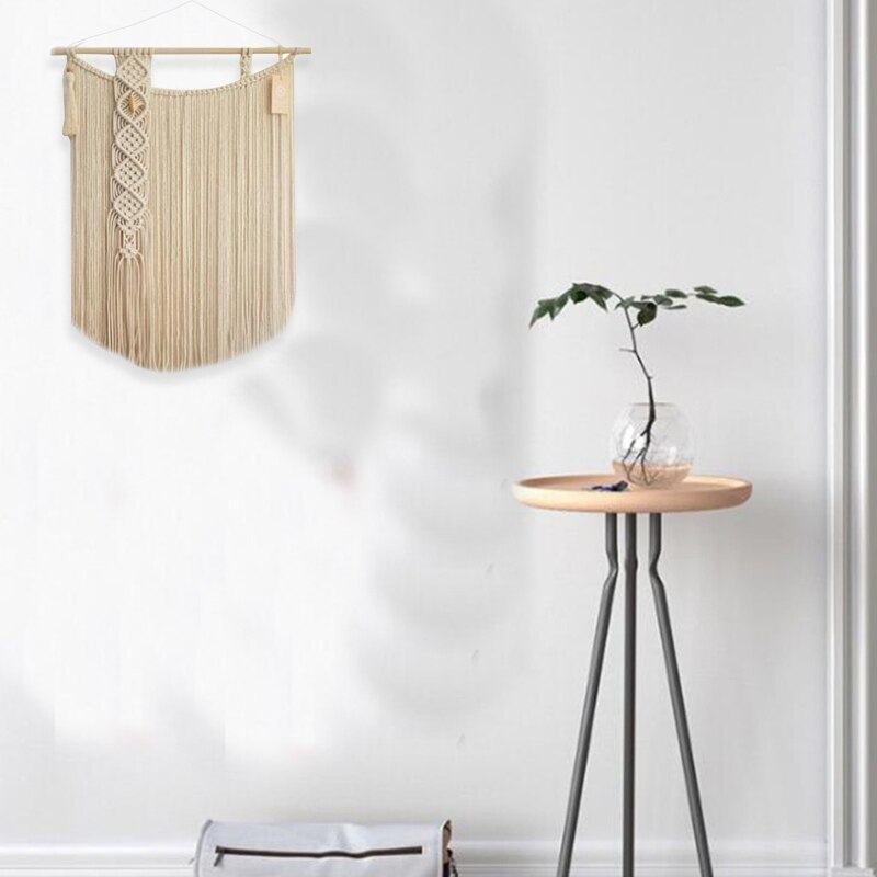 Macrame gardin håndlavet gobelin gør-det-selv foto... – Grandado