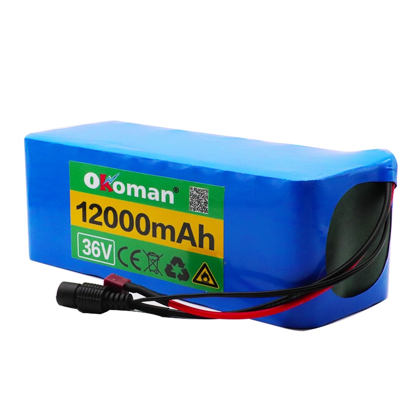 10S4P 36v 12Ah battery 18650 lithium battery pack ... – Grandado