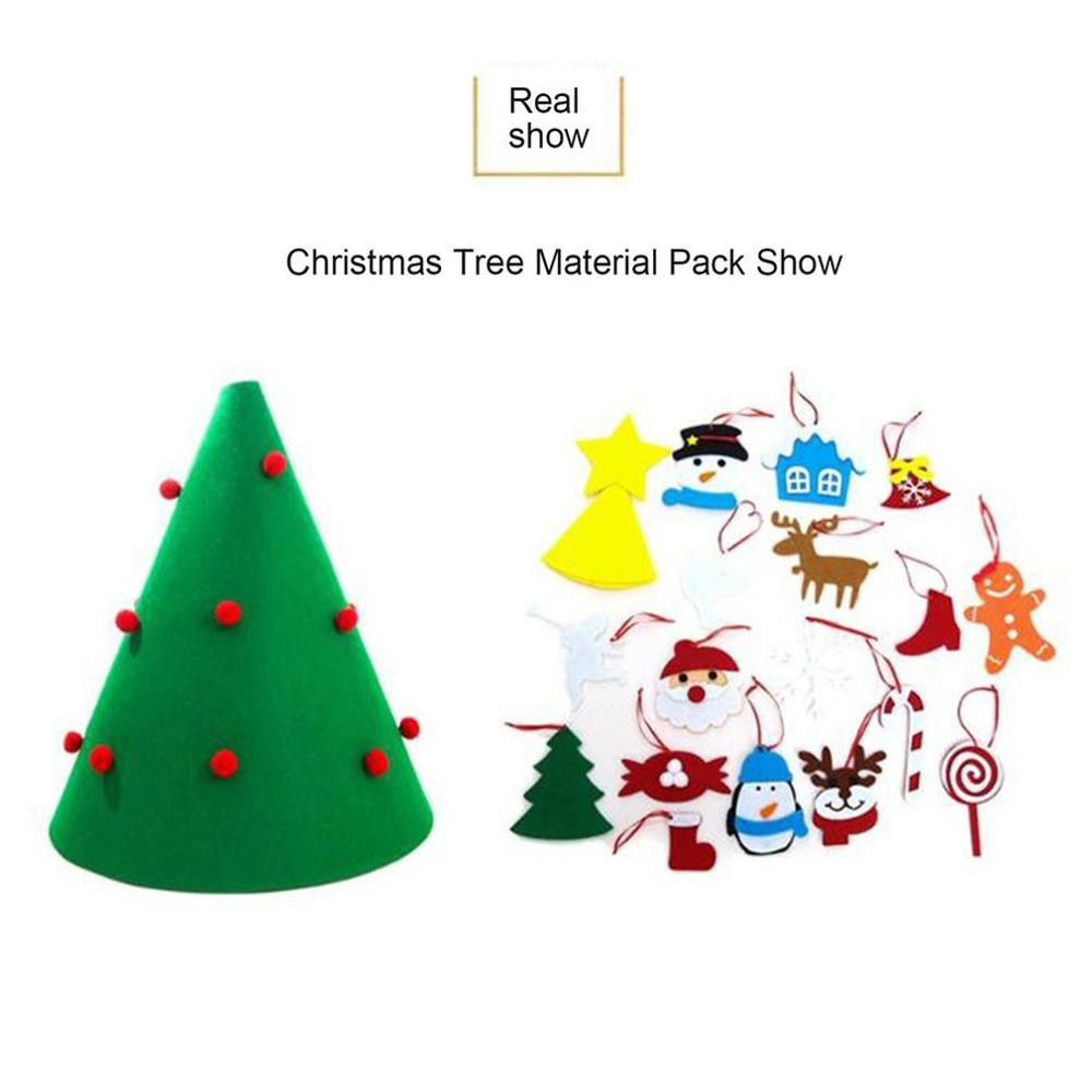 3D DIY Felt Artificial Tree Christmas Tree Year Ki... – Grandado