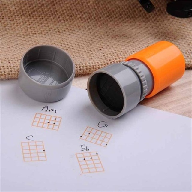 Guitar Ukulele Chords Stamp Scale Note Signet Prin... – Grandado