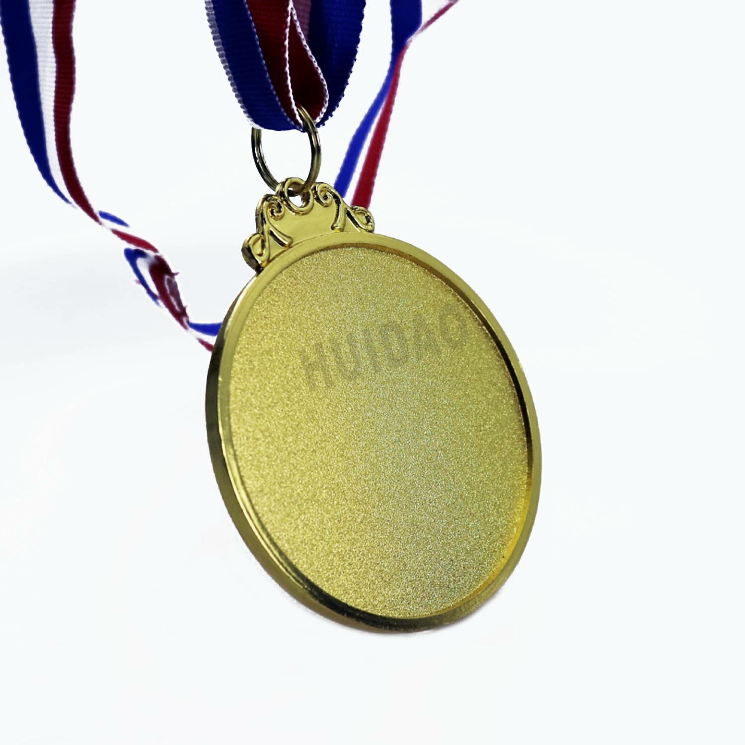 1PCS Blank Medals with Ribbon Gold Color Medal No ... – Vicedeal