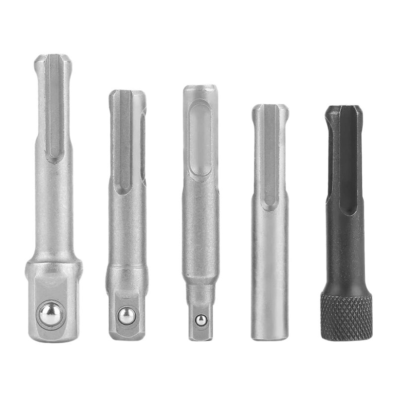5 Pcs Sds Plus Socket Adapter Set, Sds Socket Hex ... – Vicedeal