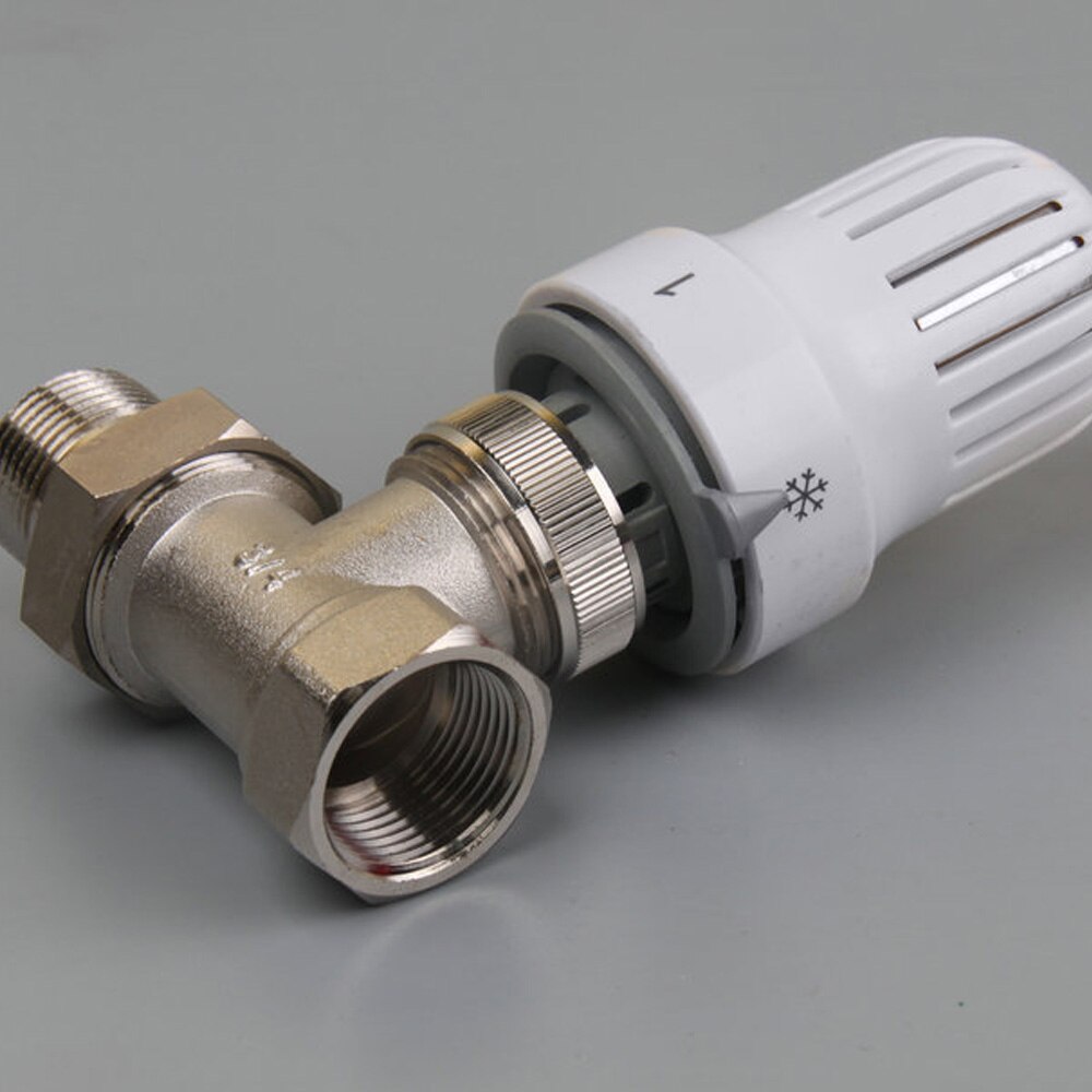 Brass Thermostatic Radiator Valve Straight Type DN... – Grandado