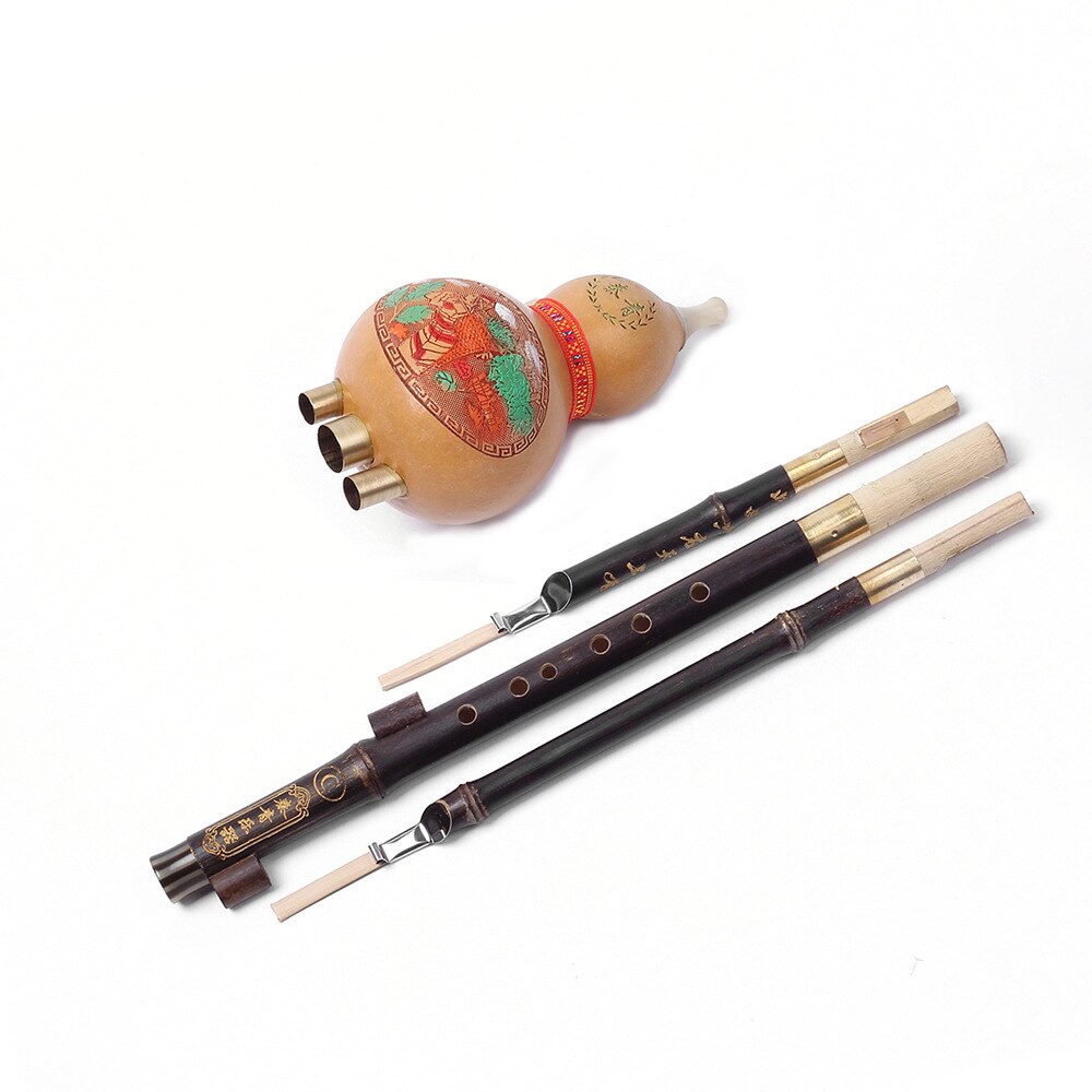 Cucurbit Flute Hulusi Natural Gourd and Bamboo Fla... – Grandado